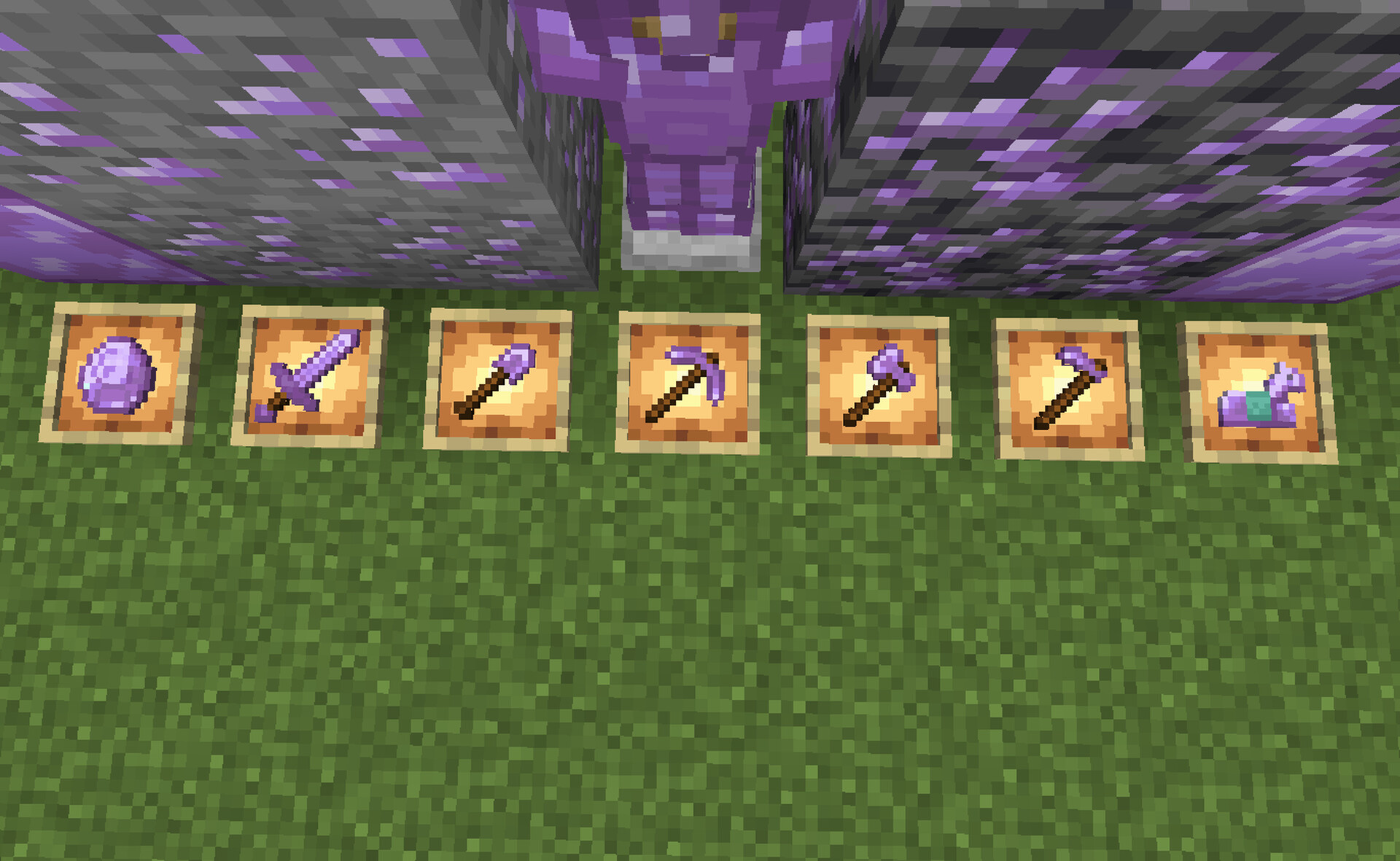 Purple Diamond Armor Minecraft Texture Pack