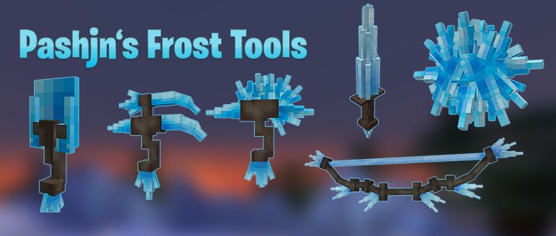 Pashjn's 3D Frost Tools Pack [Free Download] Minecraft Texture Pack