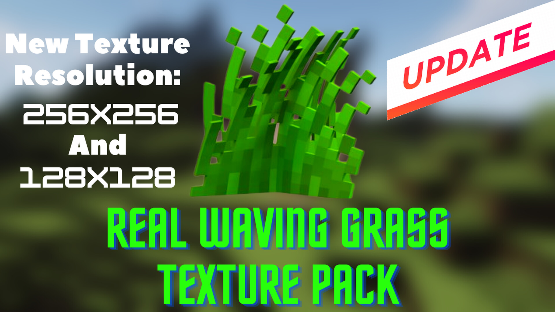 Real Waving Grass Texture Pack Minecraft Texture Pack