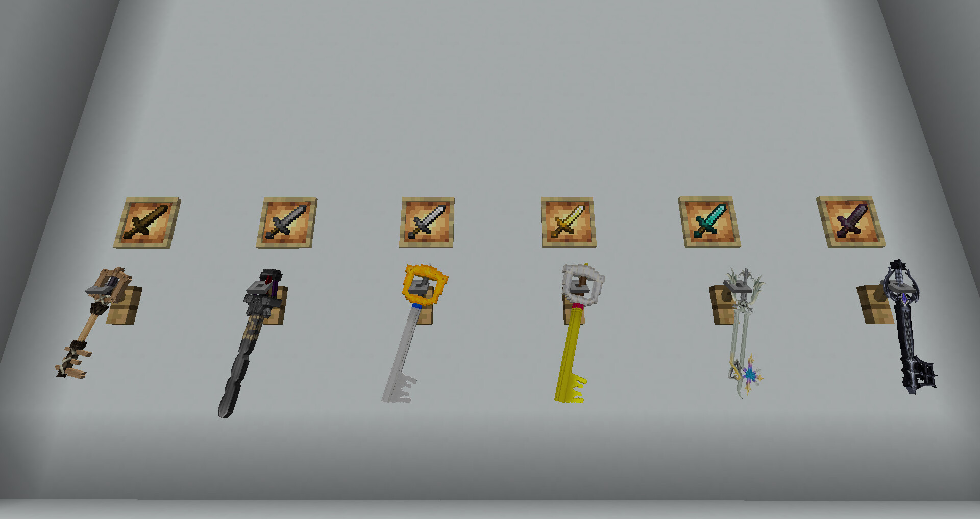Keyblade Pack (NO Optifine ) Minecraft Texture Pack