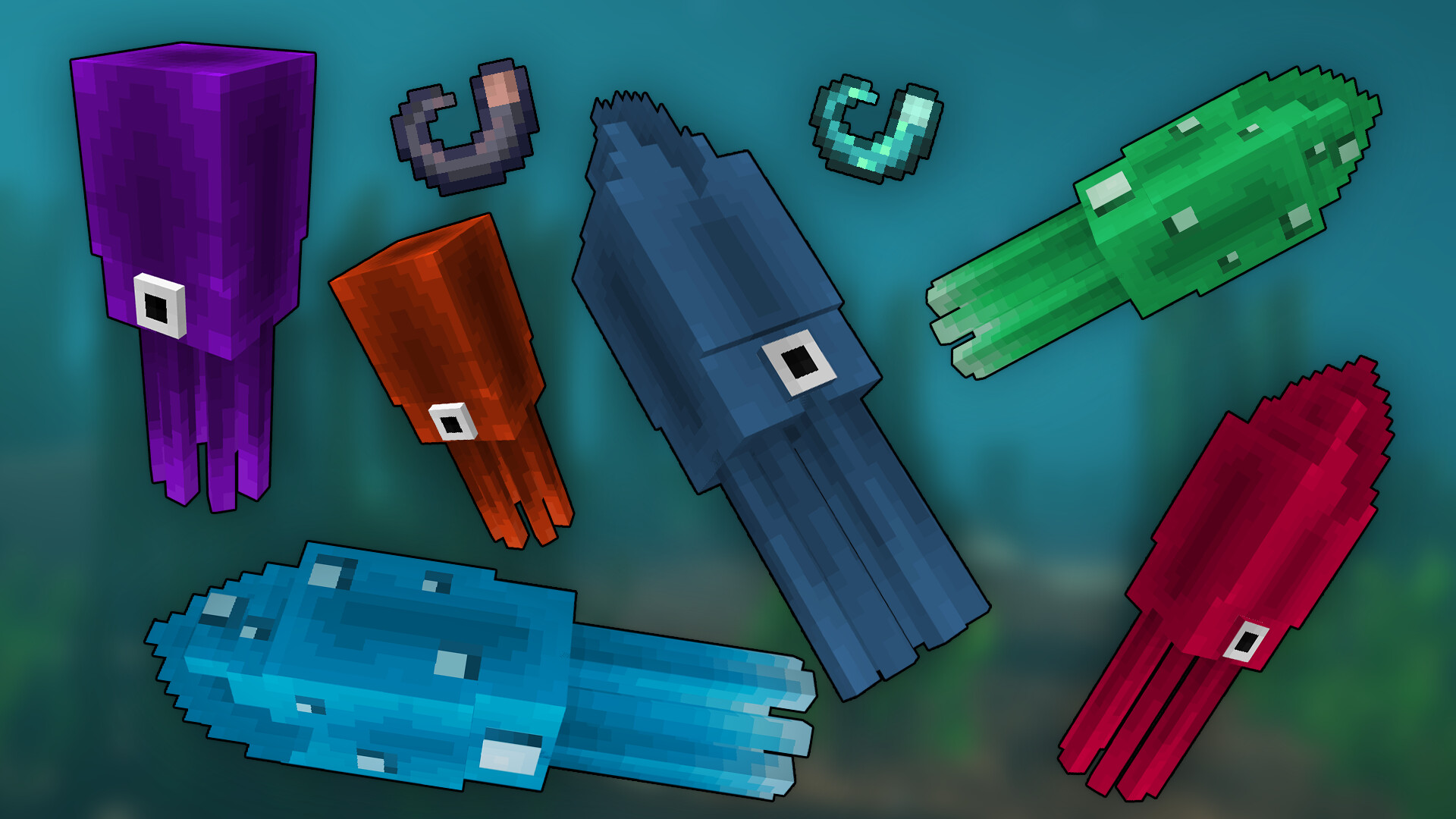 Remodeled Squids 🦑 Minecraft Texture Pack