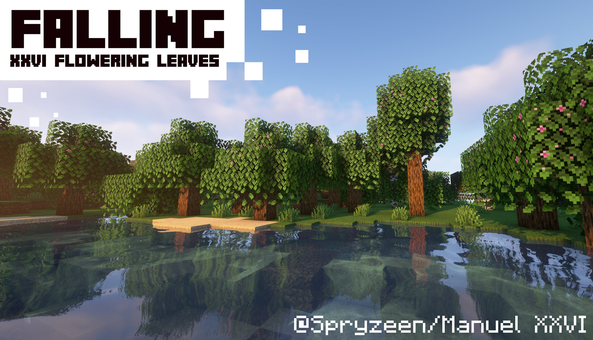 Falling-XXVI Flowering leaves Minecraft Texture Pack