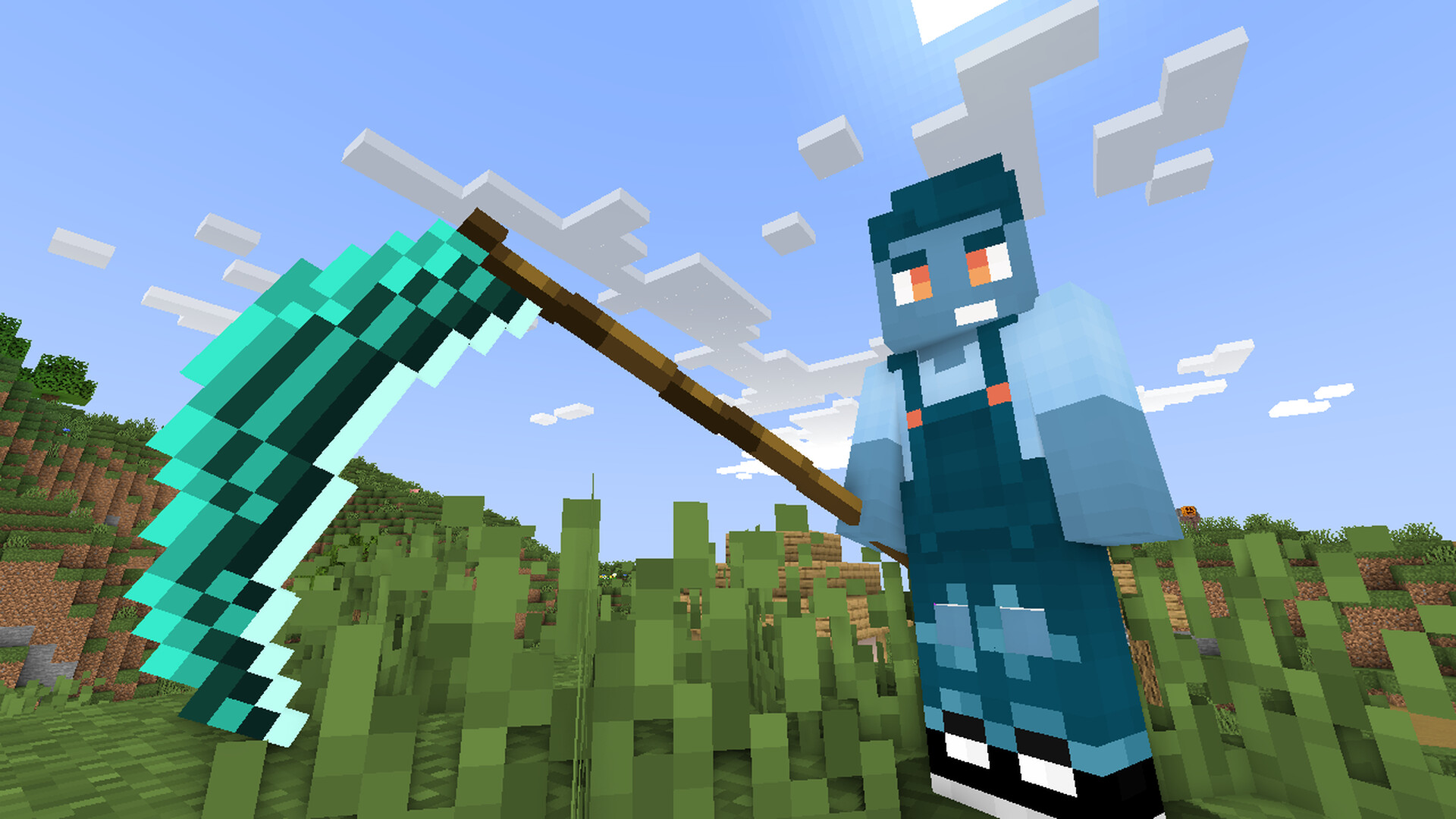 Scythes in Minecraft Minecraft Texture Pack