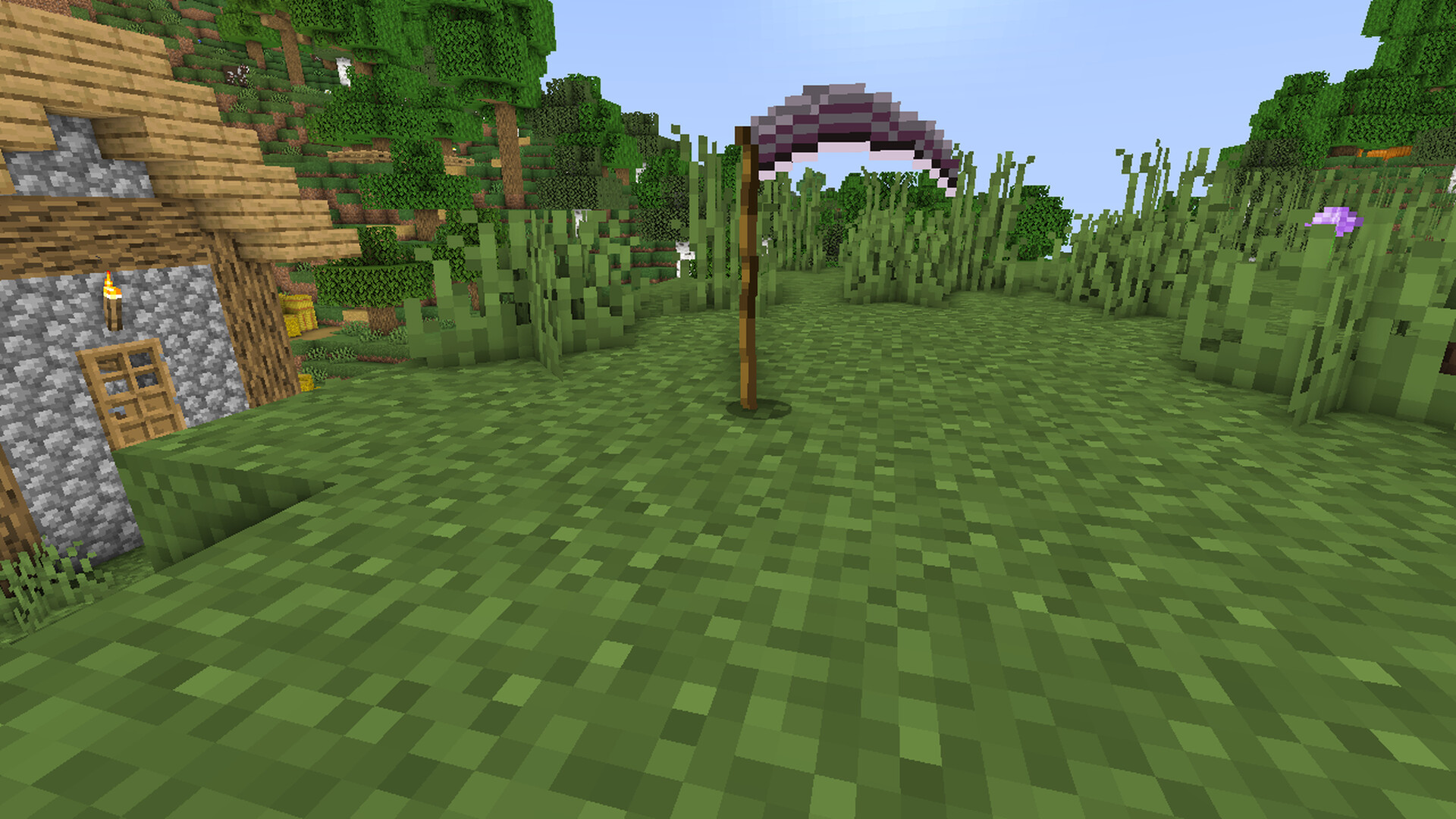 Scythes in Minecraft Minecraft Texture Pack