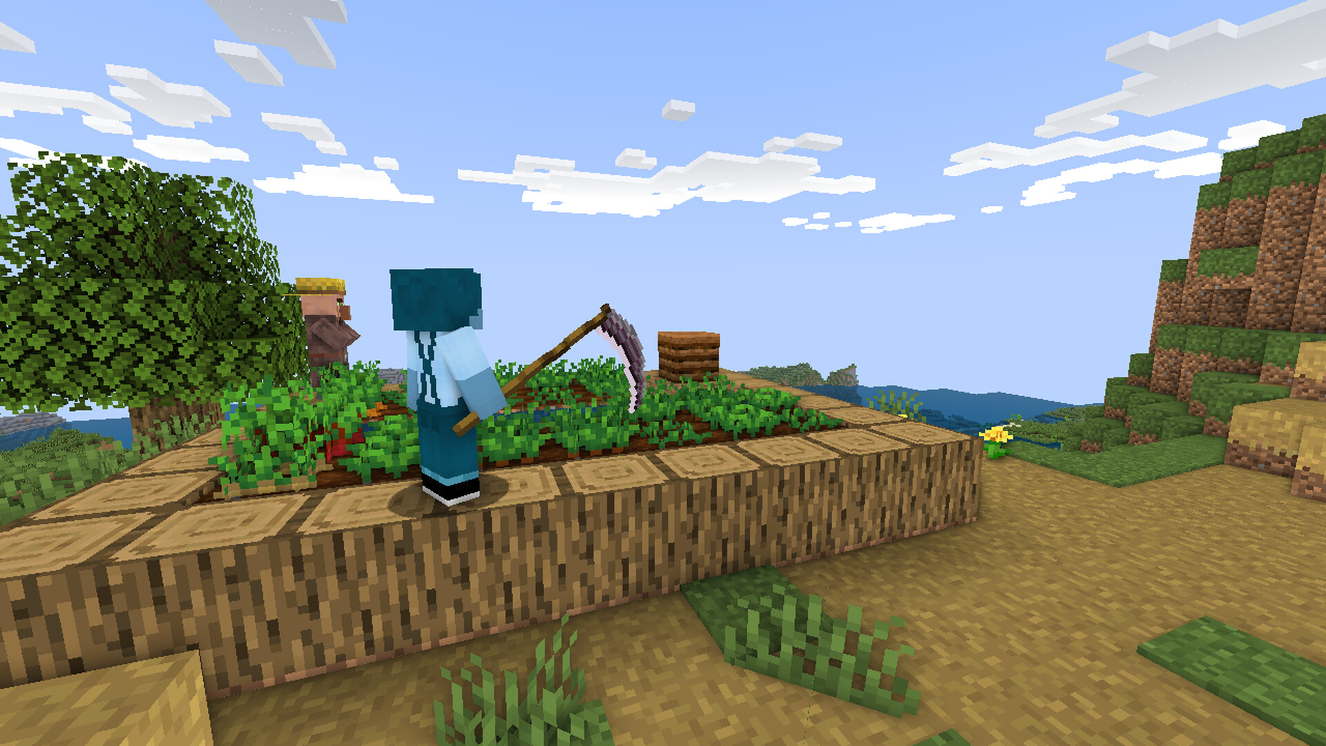 Scythes in Minecraft Minecraft Texture Pack