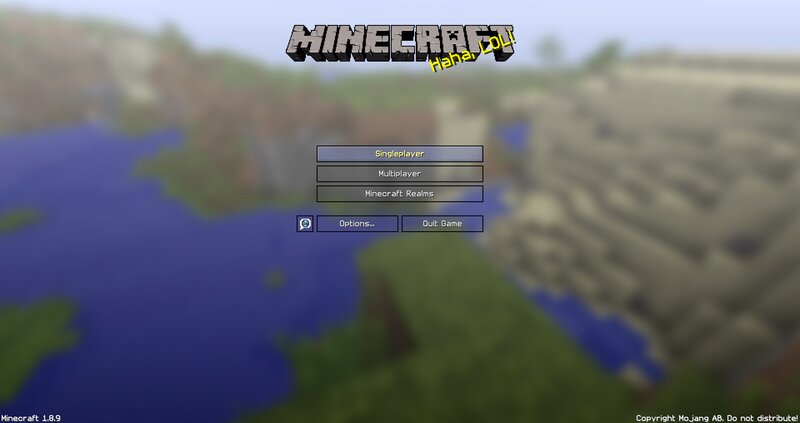 Transparent HUD 1.8.x Minecraft Texture Pack