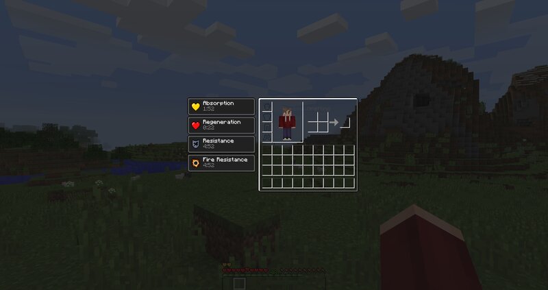 Transparent HUD 1.8.x Minecraft Texture Pack