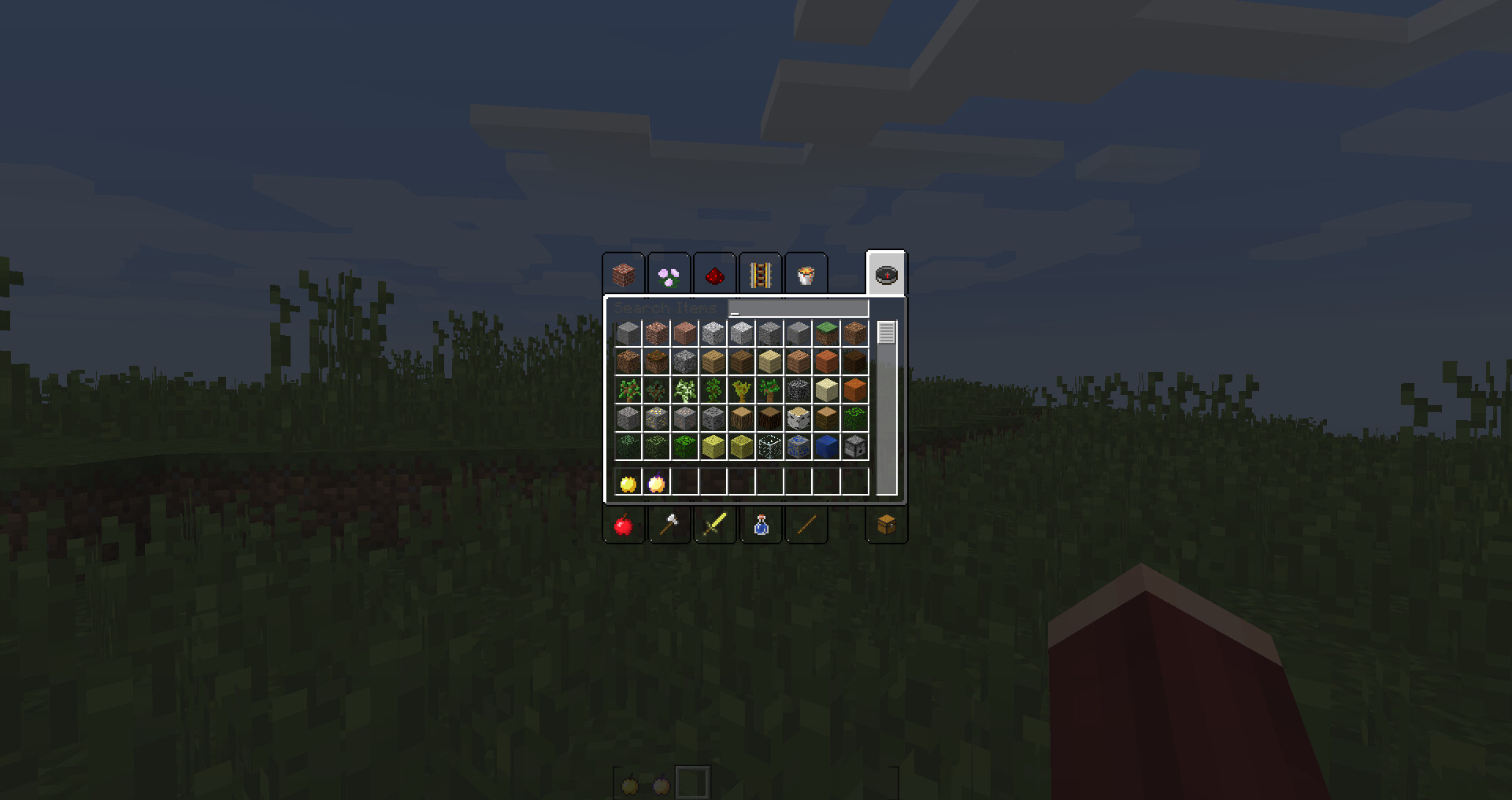 Transparent HUD 1.8.x Minecraft Texture Pack