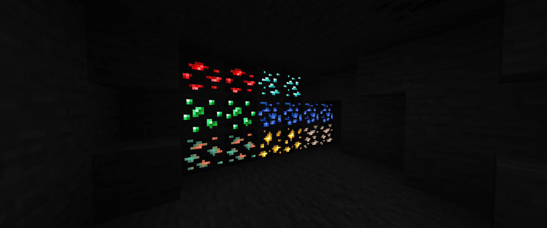 Stay Light Glowing Ores 1.18 Minecraft Texture Pack