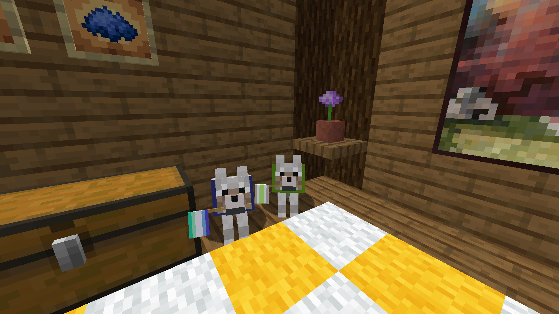 LGBTQ+ Doggos!! with Gay Flag 1.16+ Minecraft Texture Pack