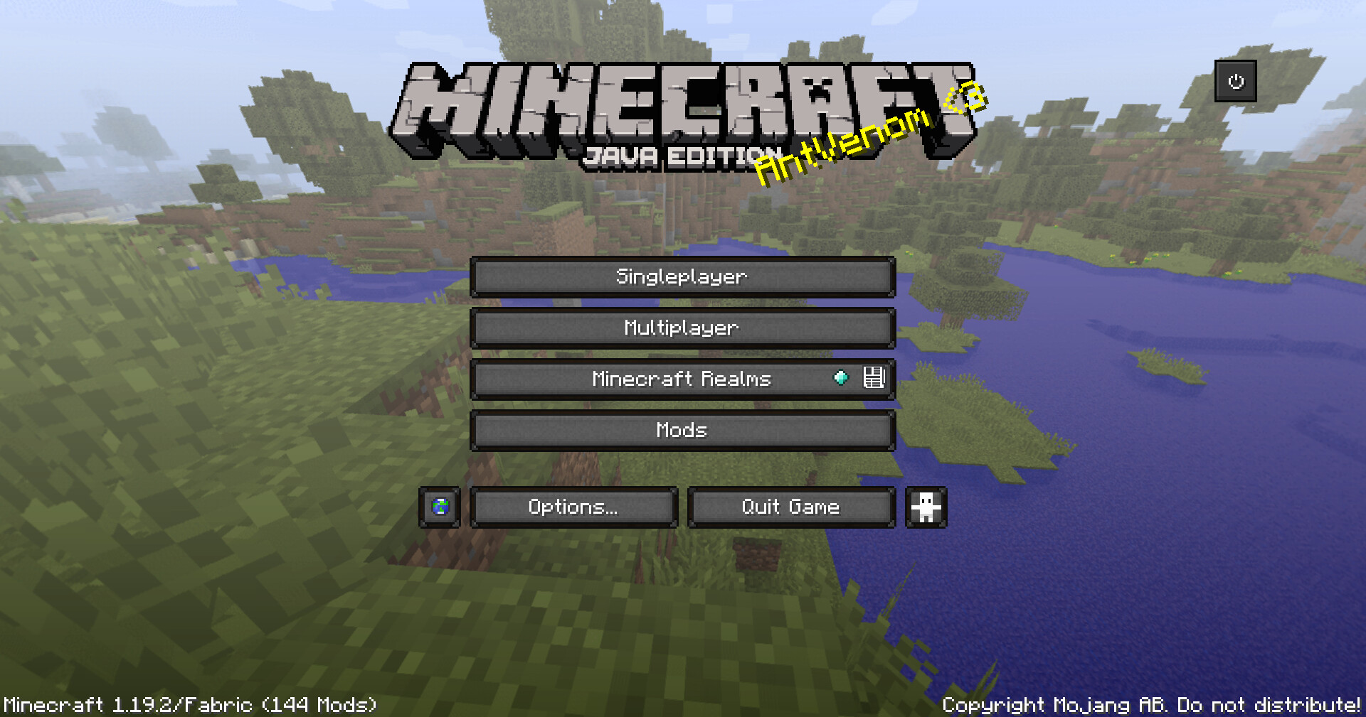 Original AntVenom pack 16x16 (1.19+) Minecraft Texture Pack