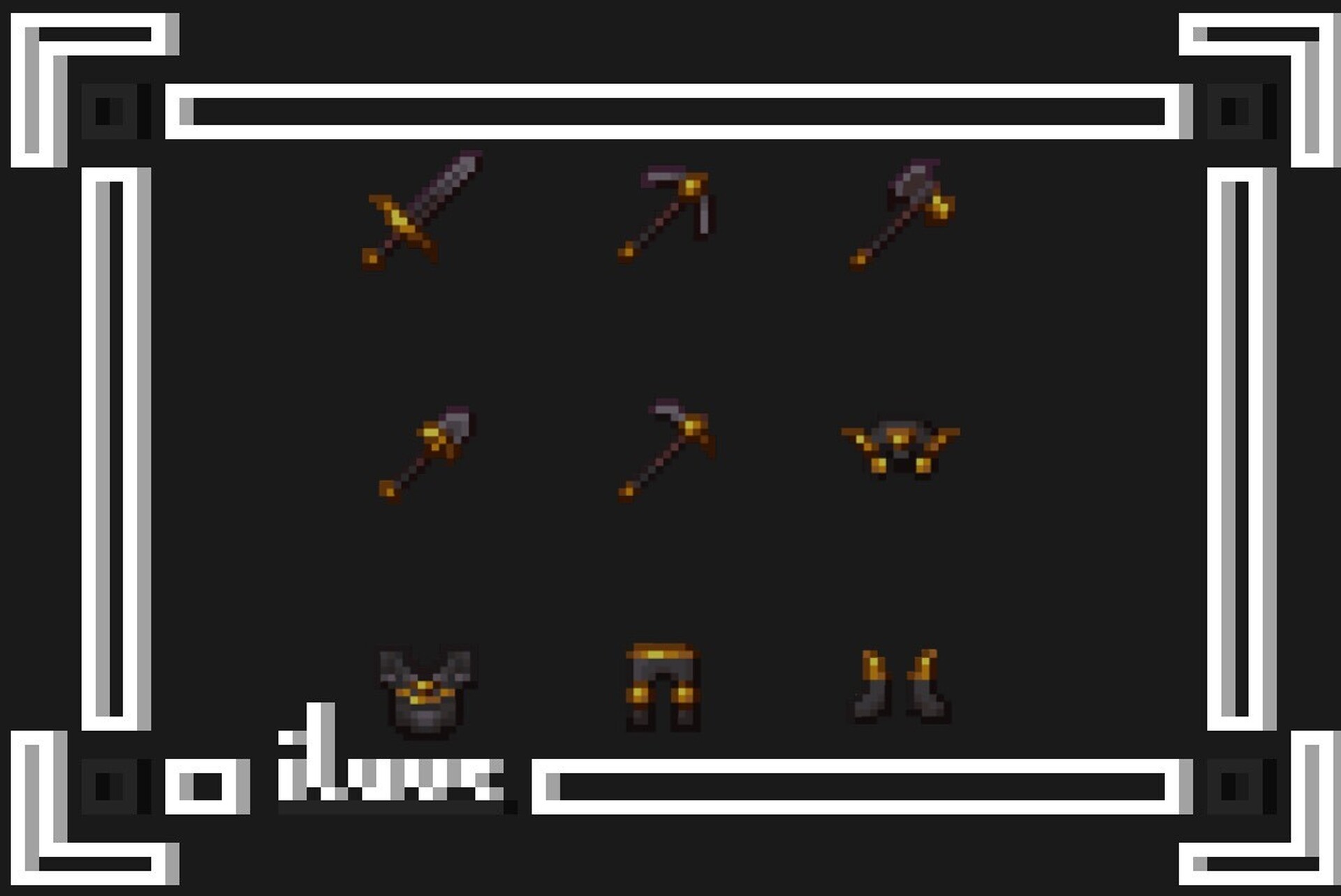 Gilded Netherite Gear Minecraft Texture Pack