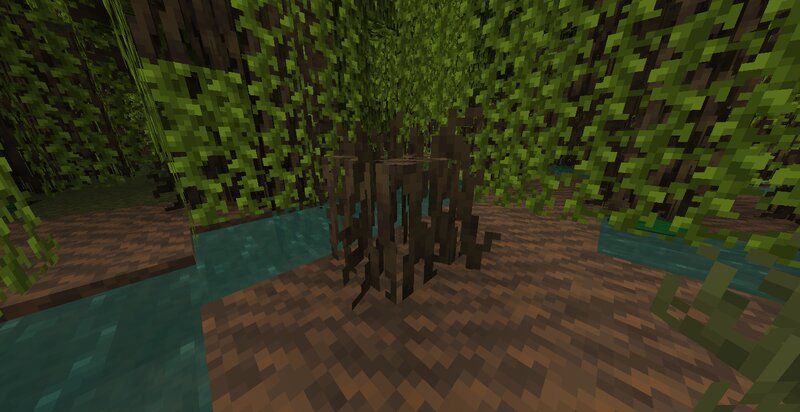 Bushy roots Minecraft Texture Pack