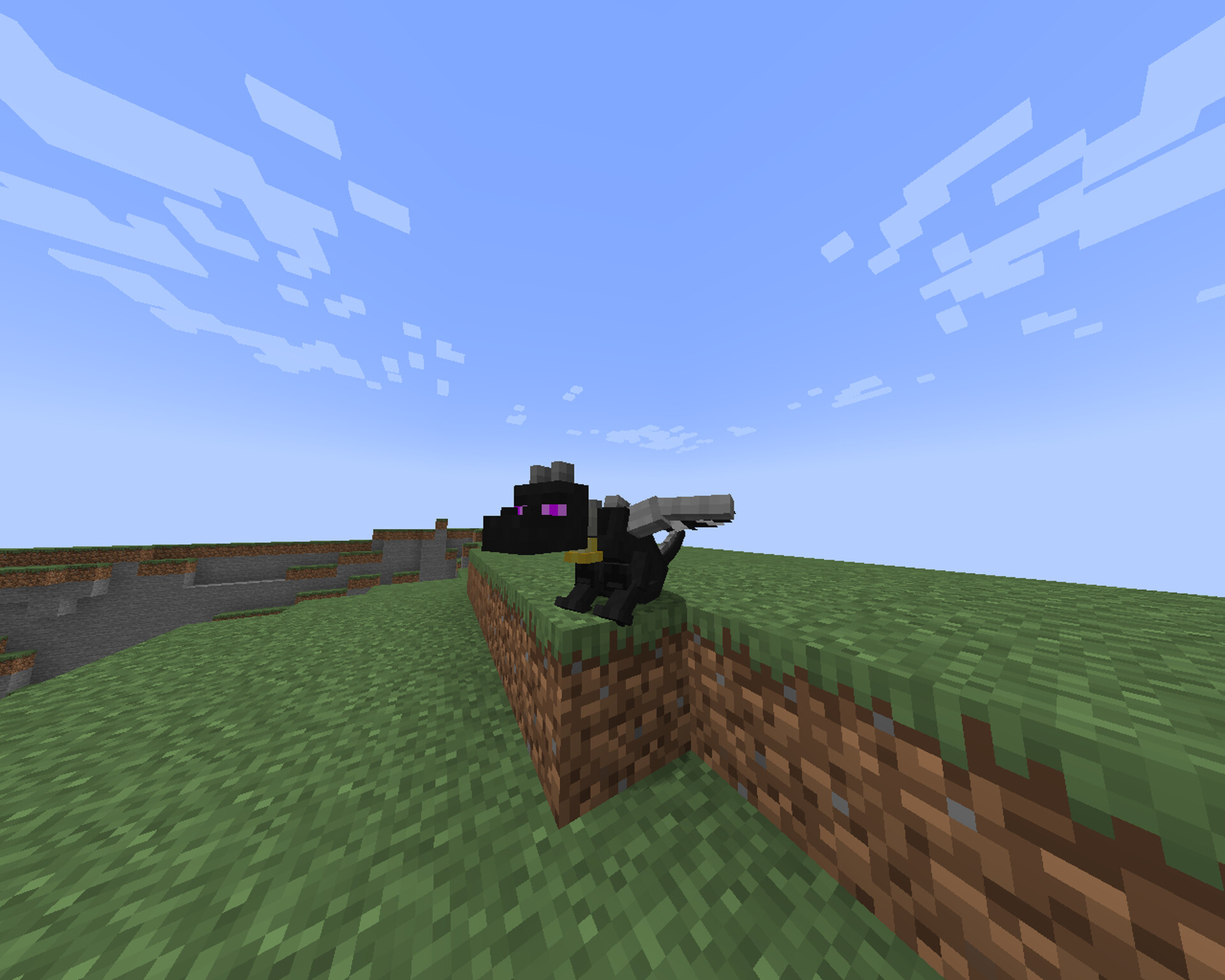 Baby Ender Wolf v1.1 [OptiFine] Minecraft Texture Pack