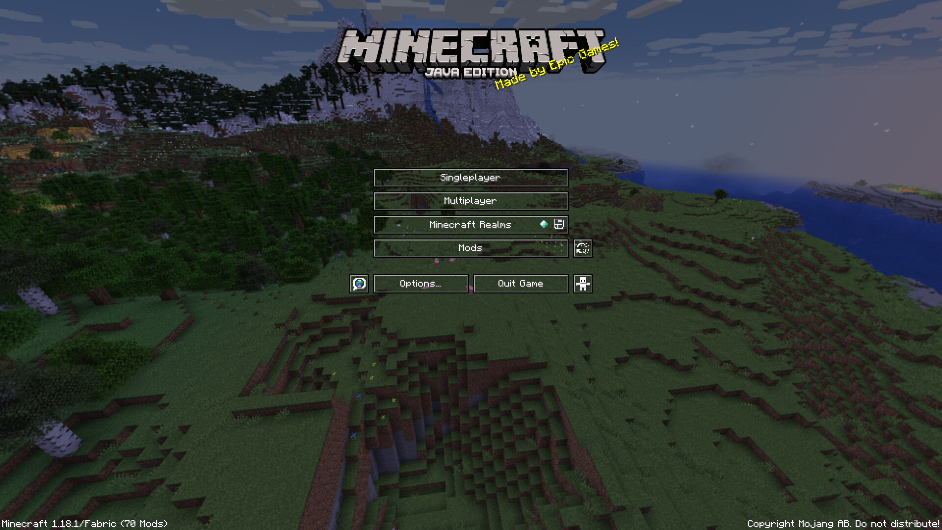 Transparent Menus Minecraft Texture Pack