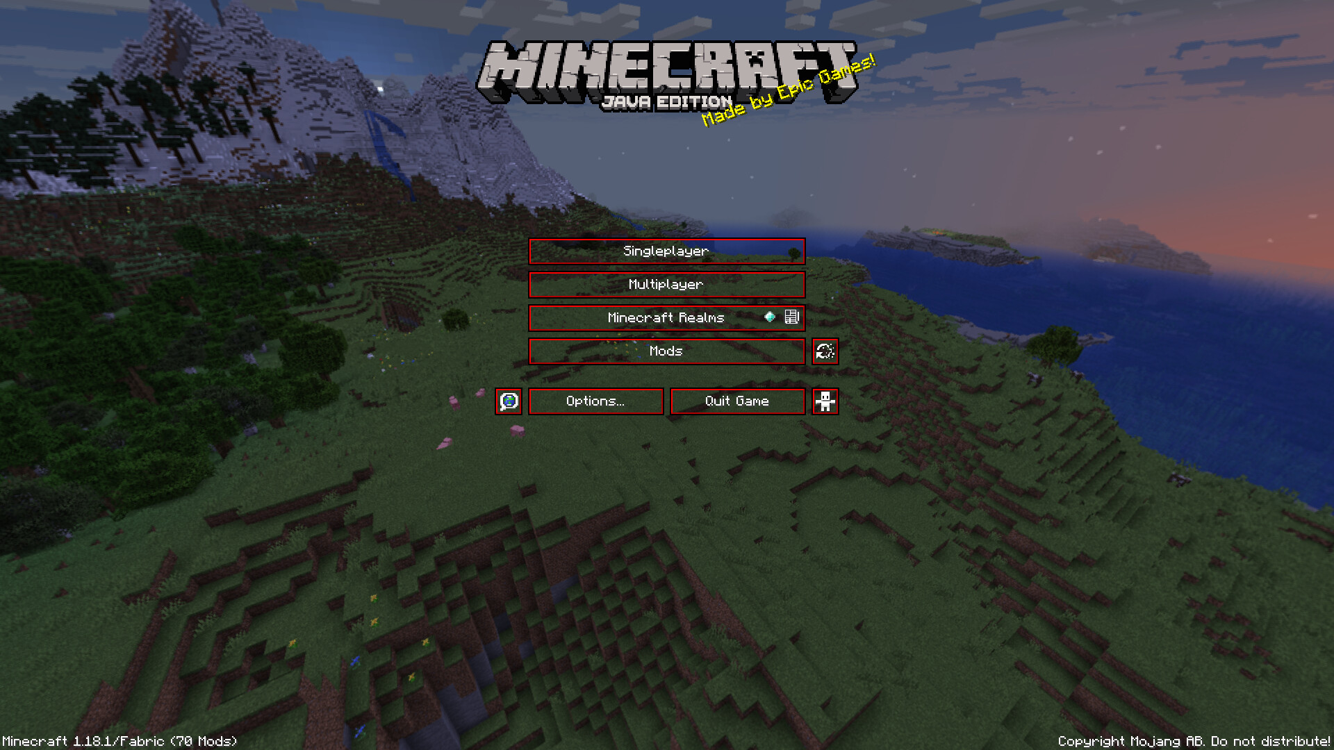 Transparent Menus Minecraft Texture Pack