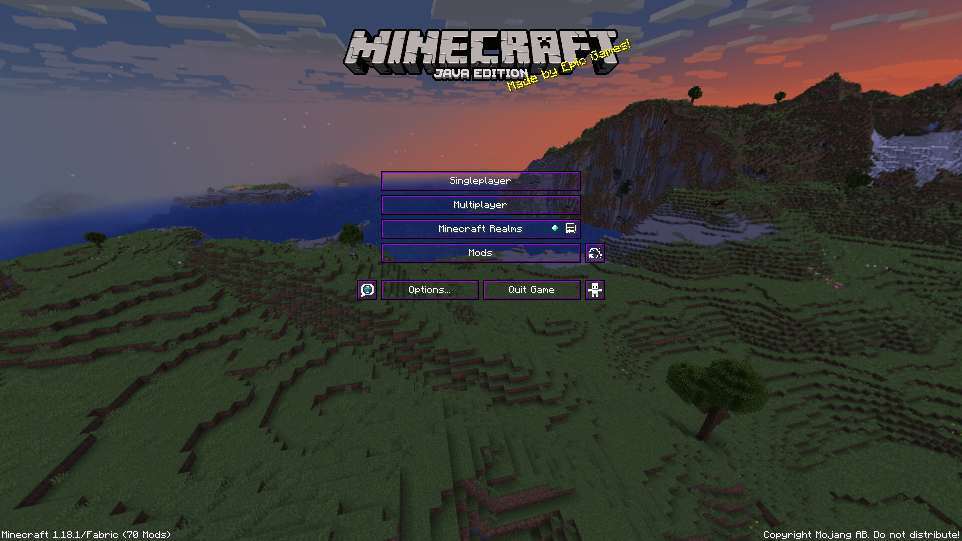 Transparent Menus Minecraft Texture Pack