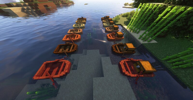 Better Vanilla Boats 1.19 Minecraft Texture Pack