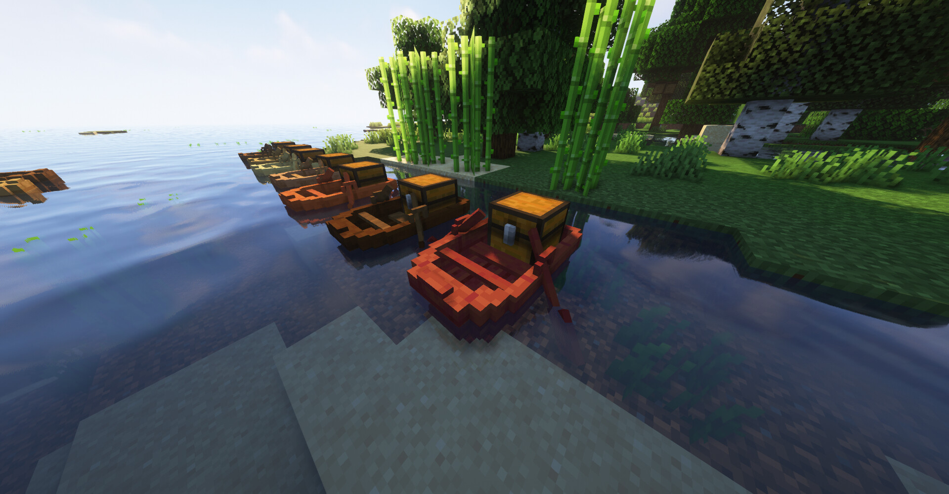 Better Vanilla Boats 1.19 Minecraft Texture Pack
