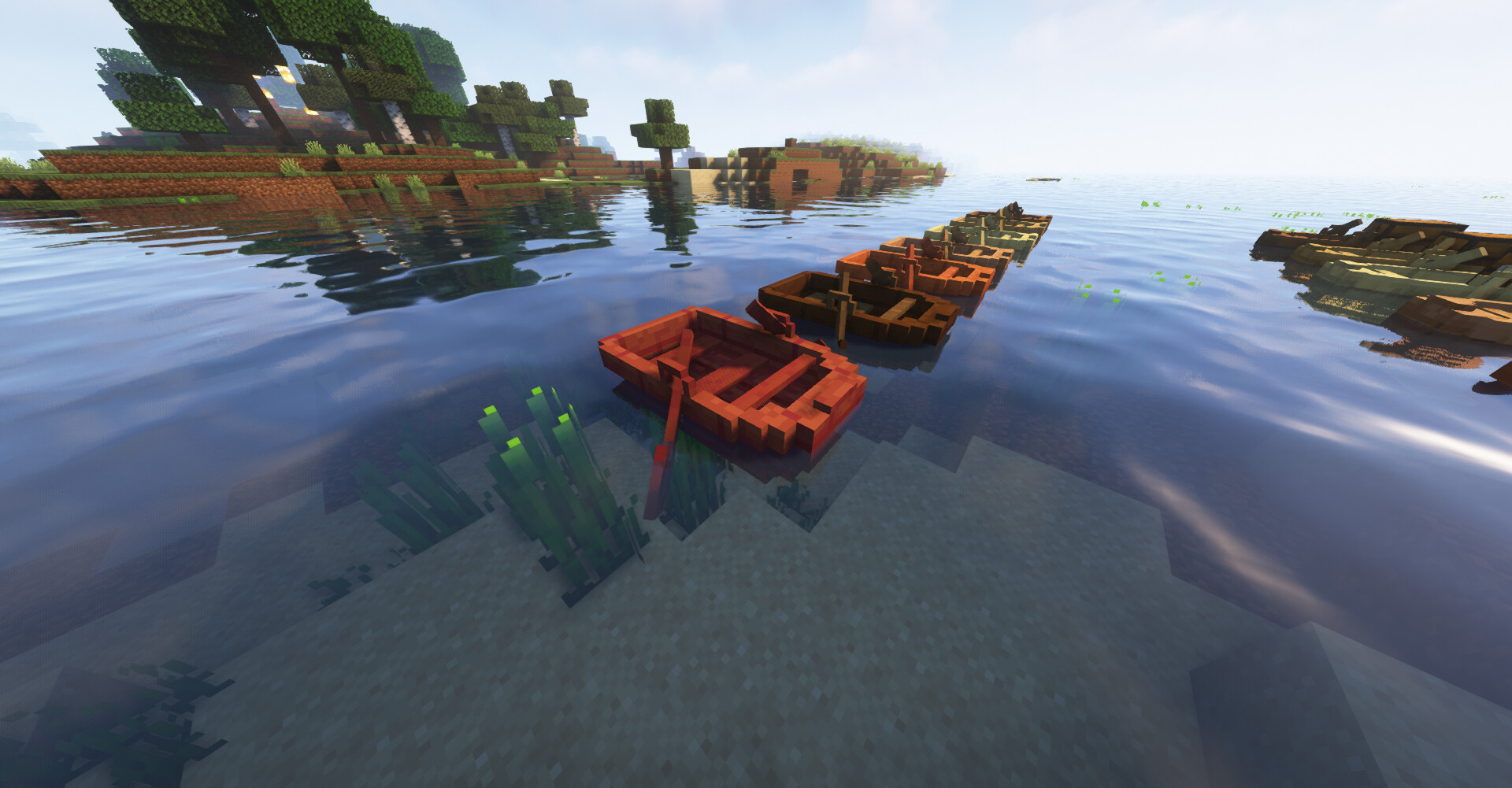 Better Vanilla Boats 1.19 Minecraft Texture Pack