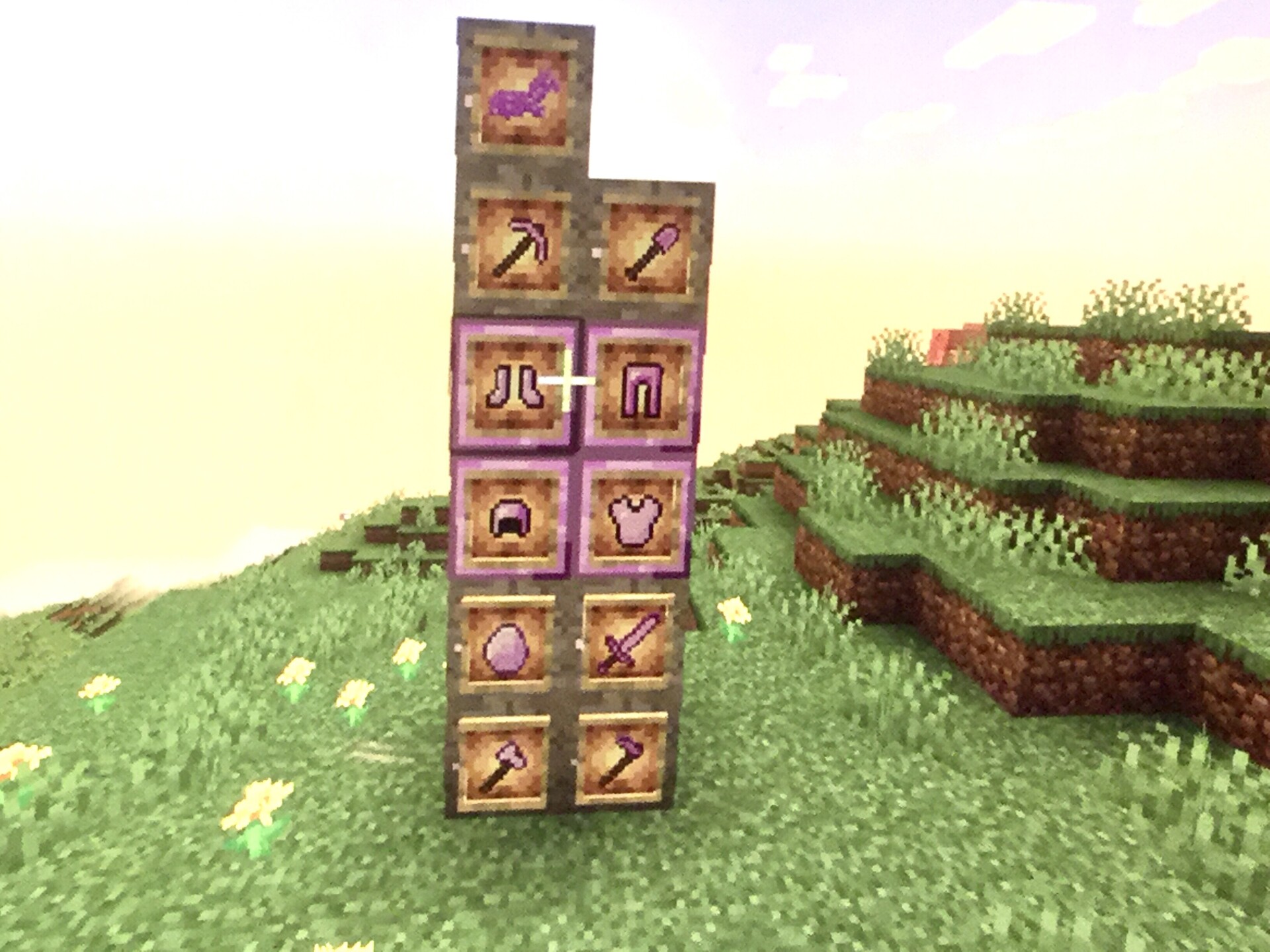 sweet purple diamonds Minecraft Texture Pack