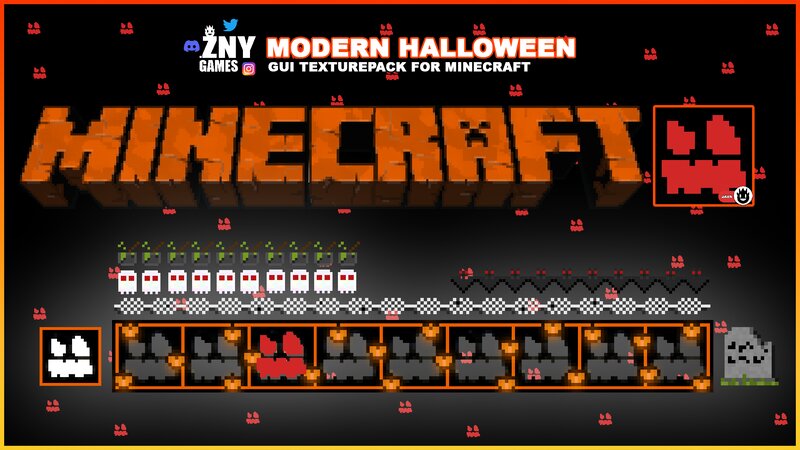 MODERN HALLOWEEN [JAVA] 🍬 Minecraft Texture Pack
