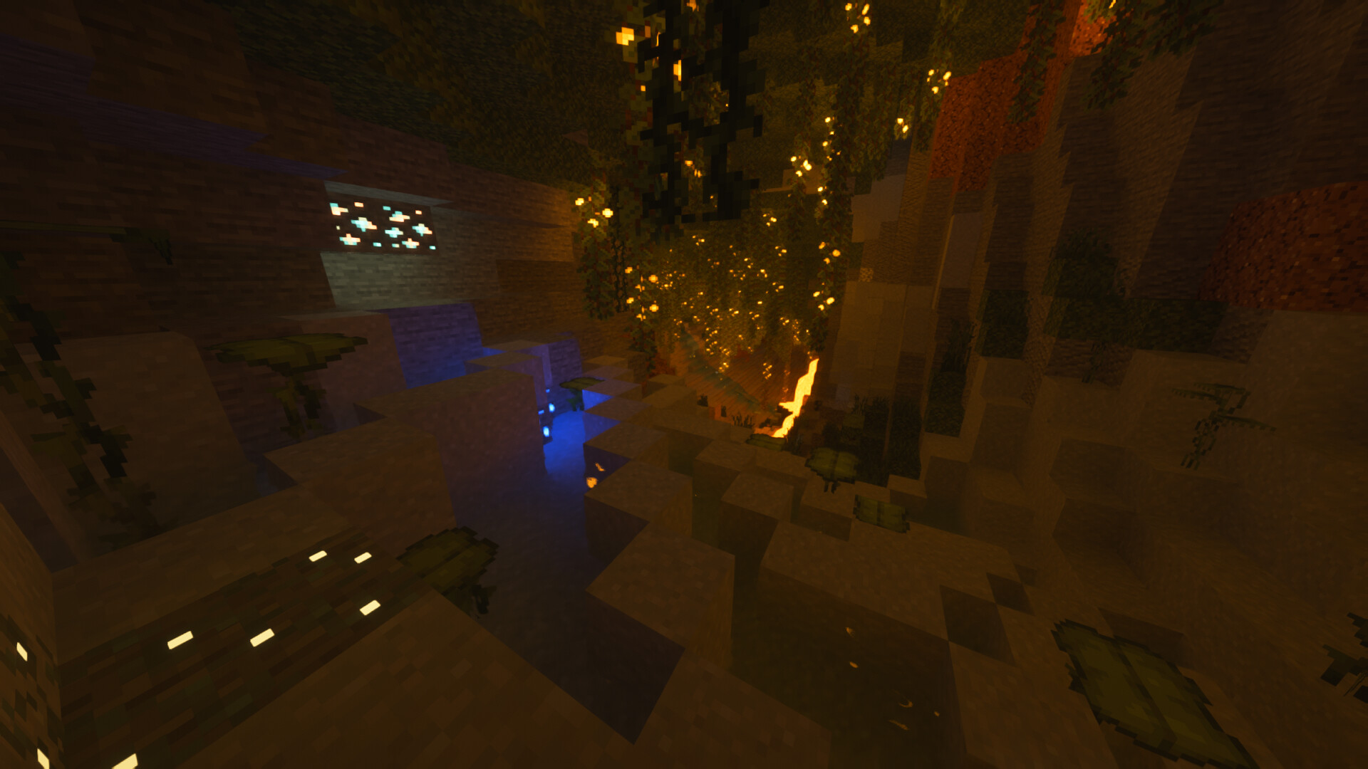 Glowing ore SEUS PTGI hrr3 Minecraft Texture Pack