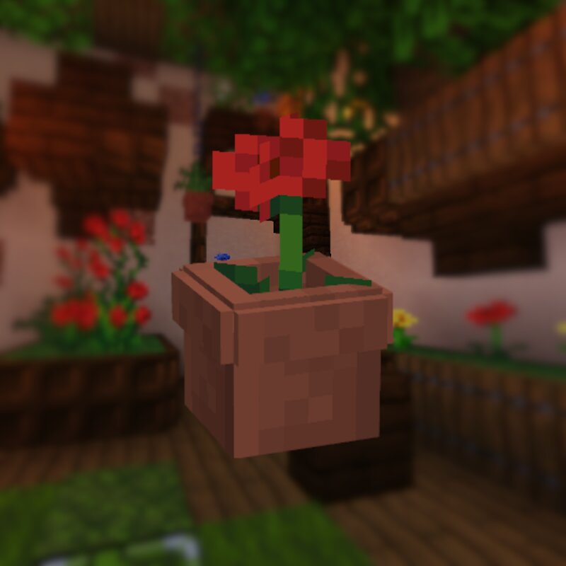 Fancier Flower Pots Minecraft Texture Pack
