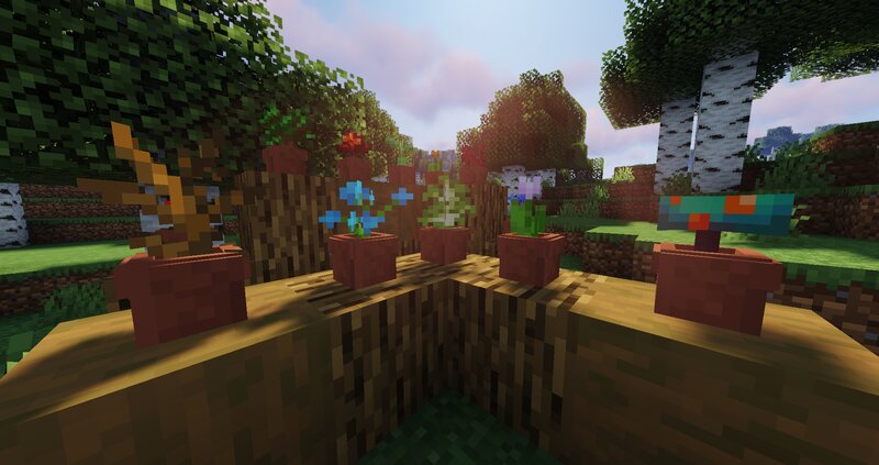 Fancier Flower Pots Minecraft Texture Pack