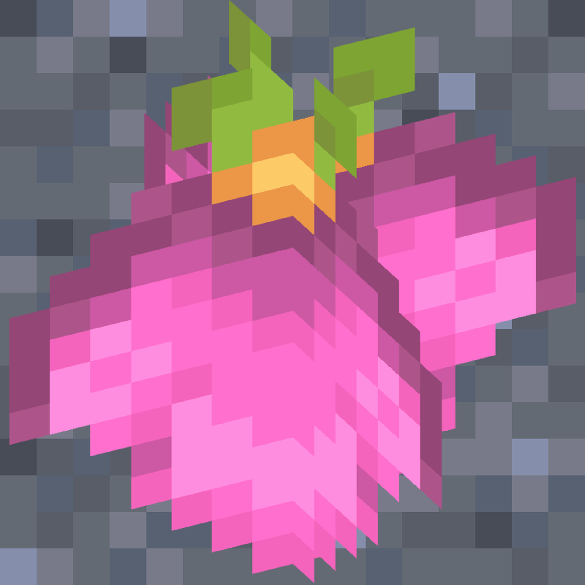 Cross Model Spore Blossoms Minecraft Texture Pack