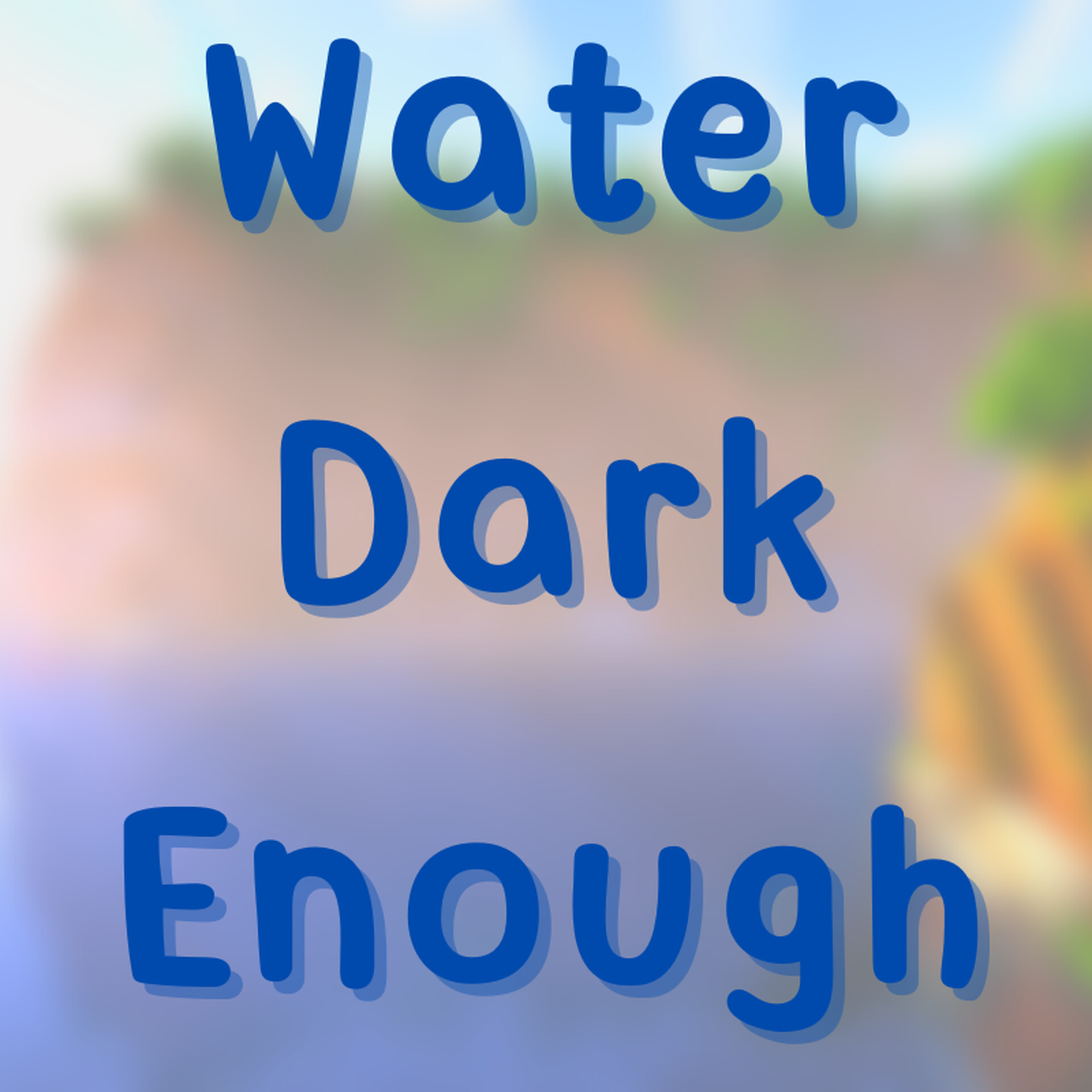 Water Dark Enough Minecraft Texture Pack