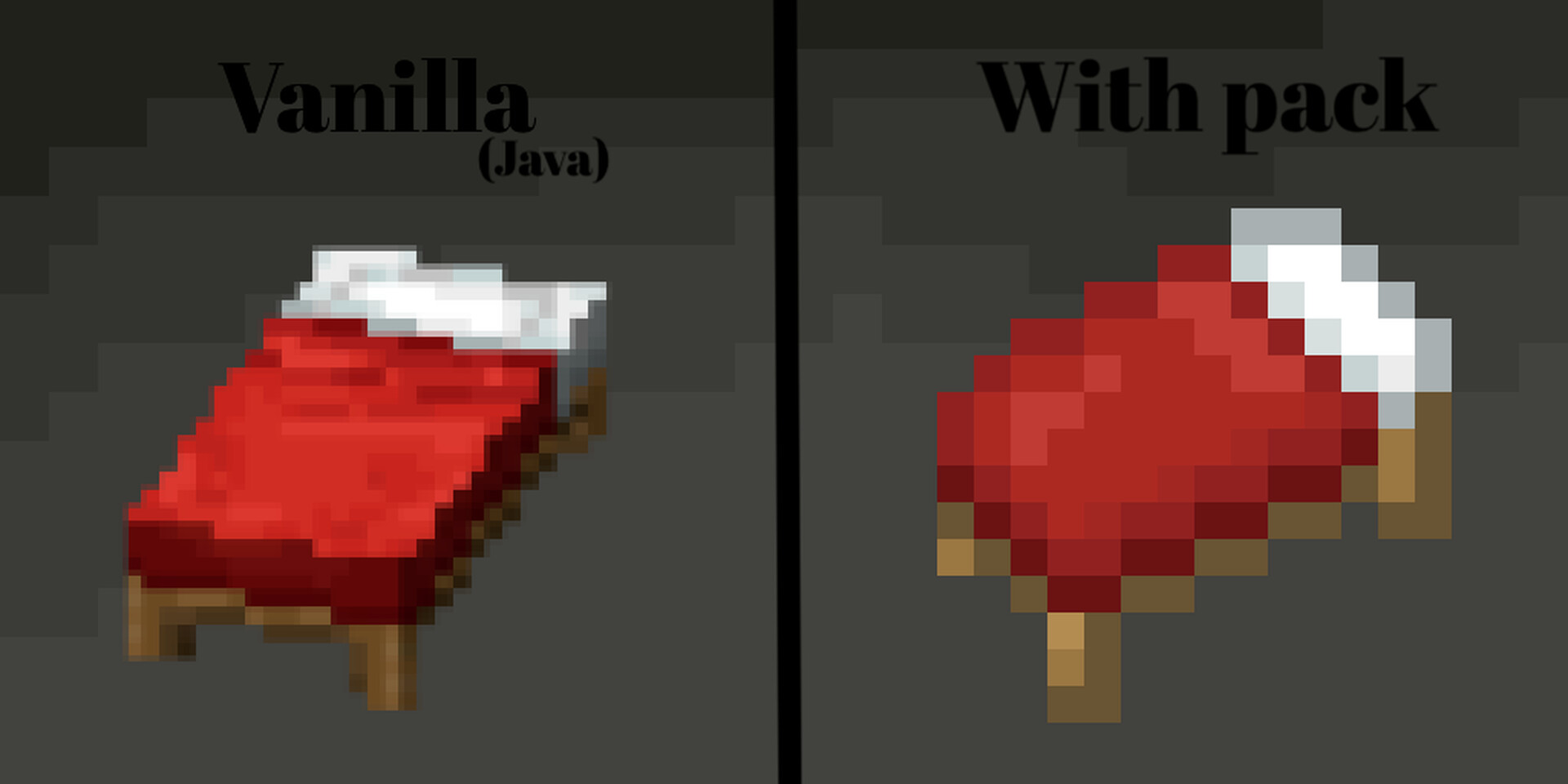 Consistent Bed Items Minecraft Texture Pack