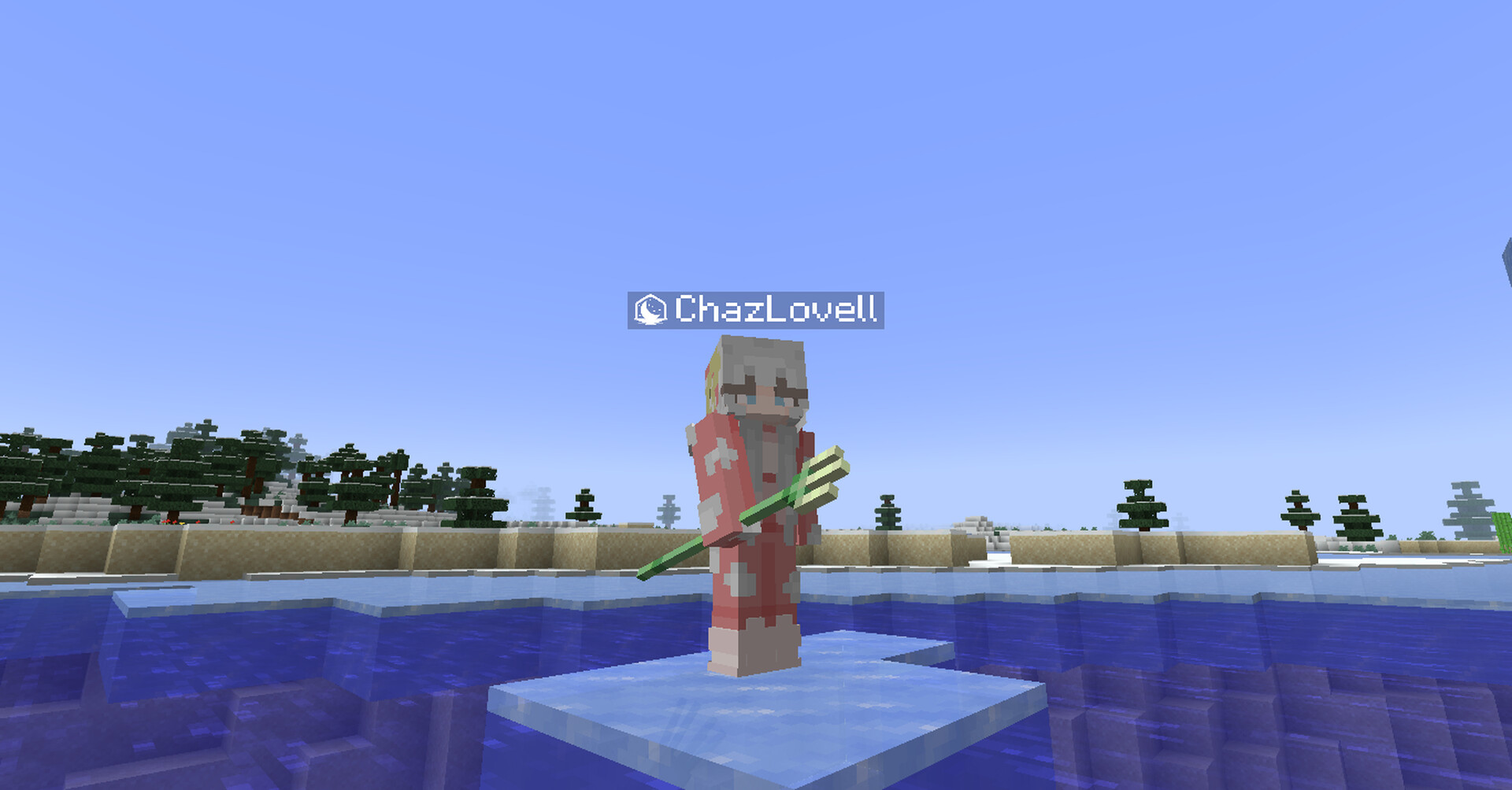 Green trident texture pack Minecraft Texture Pack