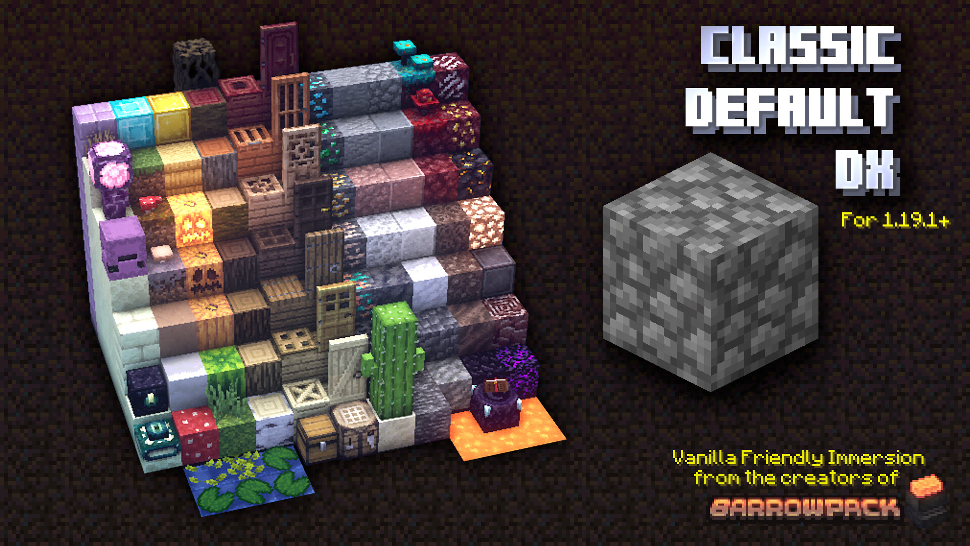 Classic Default DX 1.19+ Minecraft Texture Pack