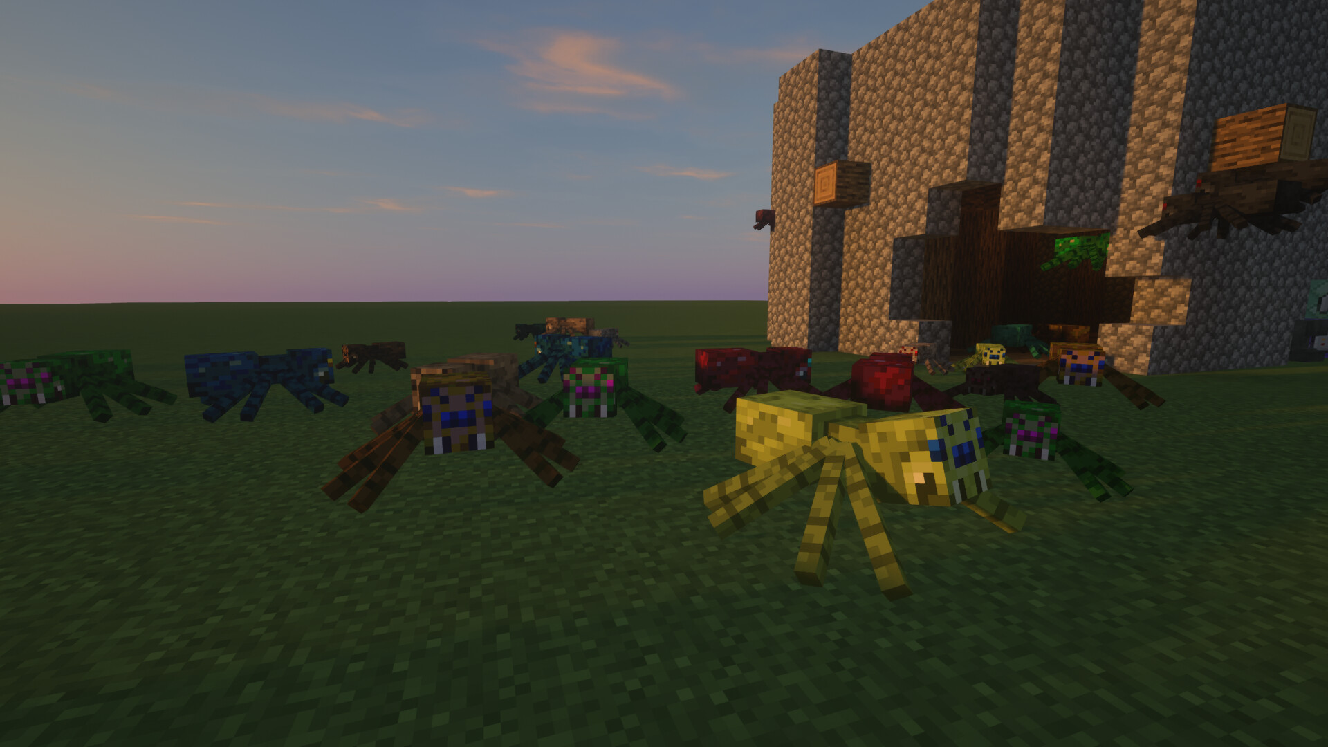 Spider Diversity (Optifine) Minecraft Texture Pack