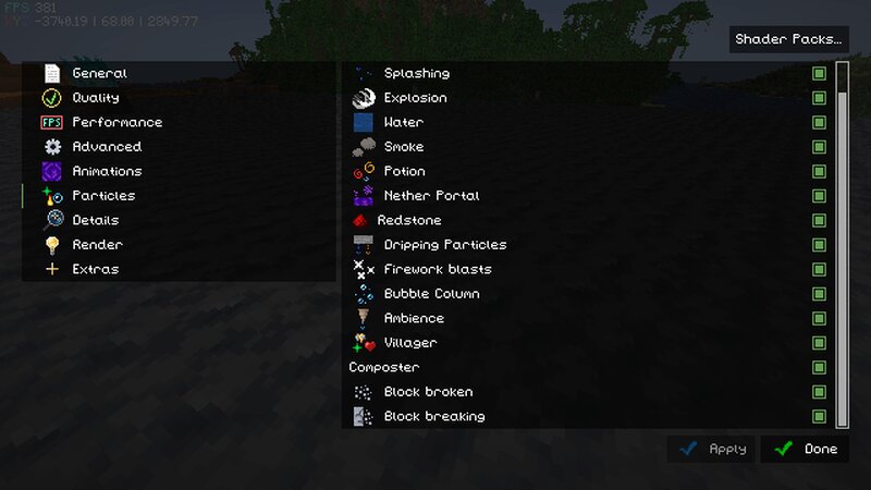Iconic Options Minecraft Texture Pack