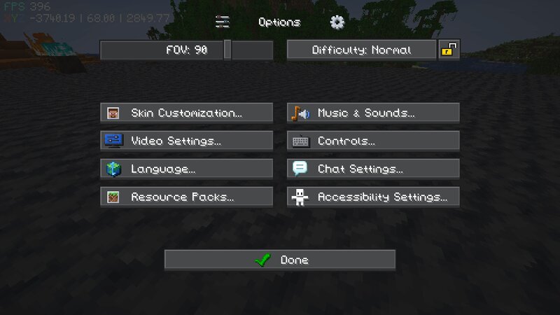 Iconic Options Minecraft Texture Pack