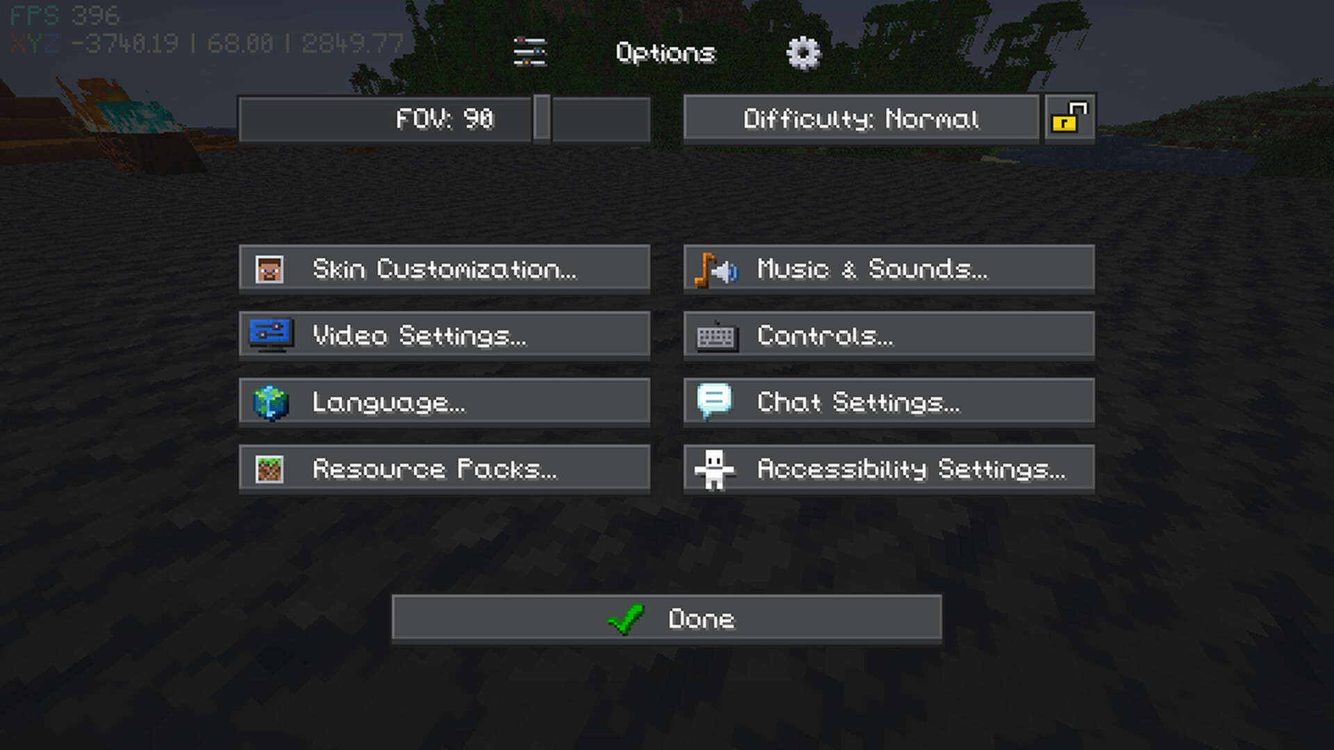 Iconic Options Minecraft Texture Pack