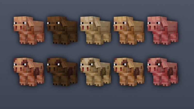 Porkier Pigs v1.6 - The Big Feast Update Minecraft Texture Pack