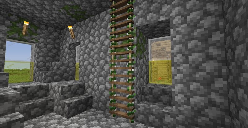 Rope Ladders with Vines Minecraft Texture Pack