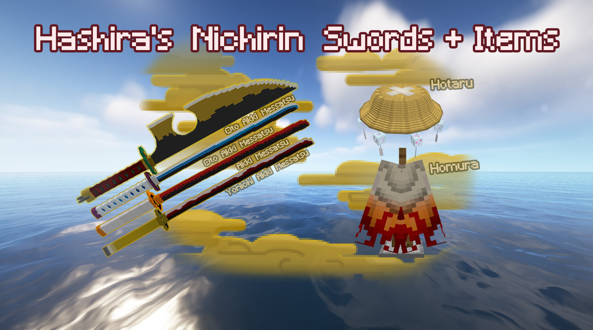 Hashira's Nichirin Katanas & Kimetsu no Yaiba / Demon Slayer Items ...