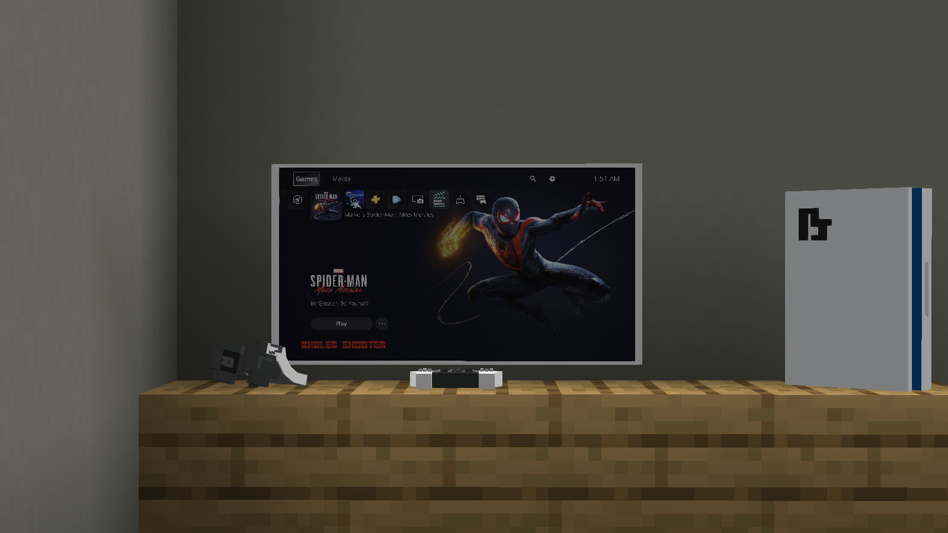 PS5 CIT (Requires Optifine) (Emissive) Minecraft Texture Pack