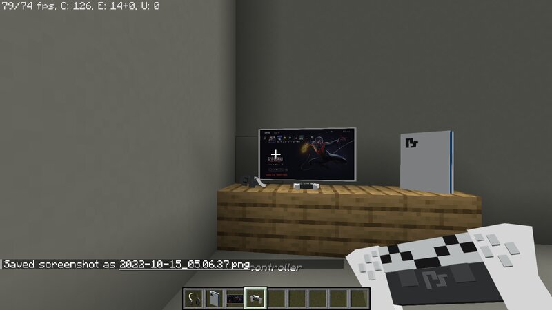 PS5 CIT (Requires Optifine) (Emissive) Minecraft Texture Pack