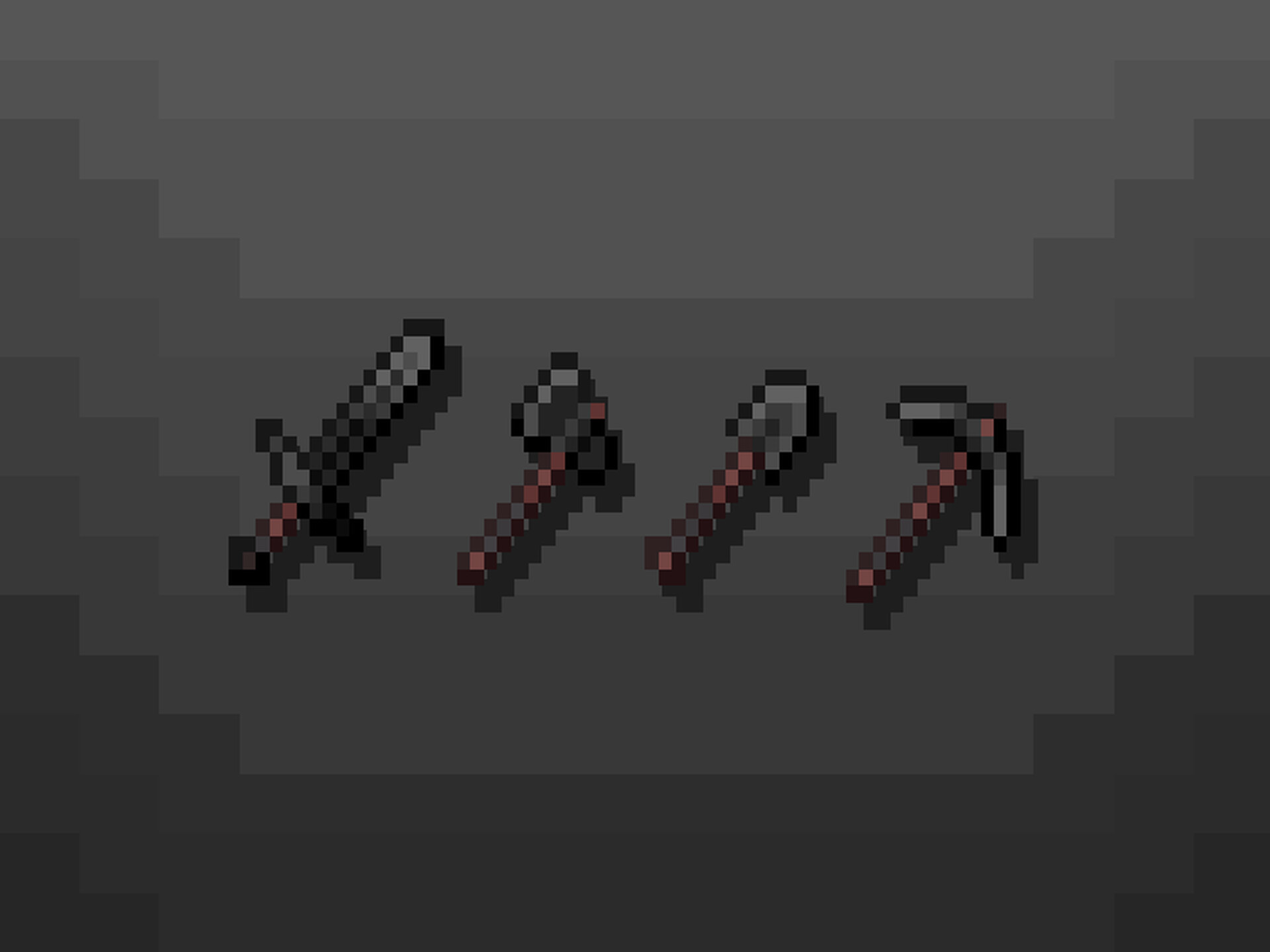 Torrezx-Dark netherite X Minecraft Texture Pack