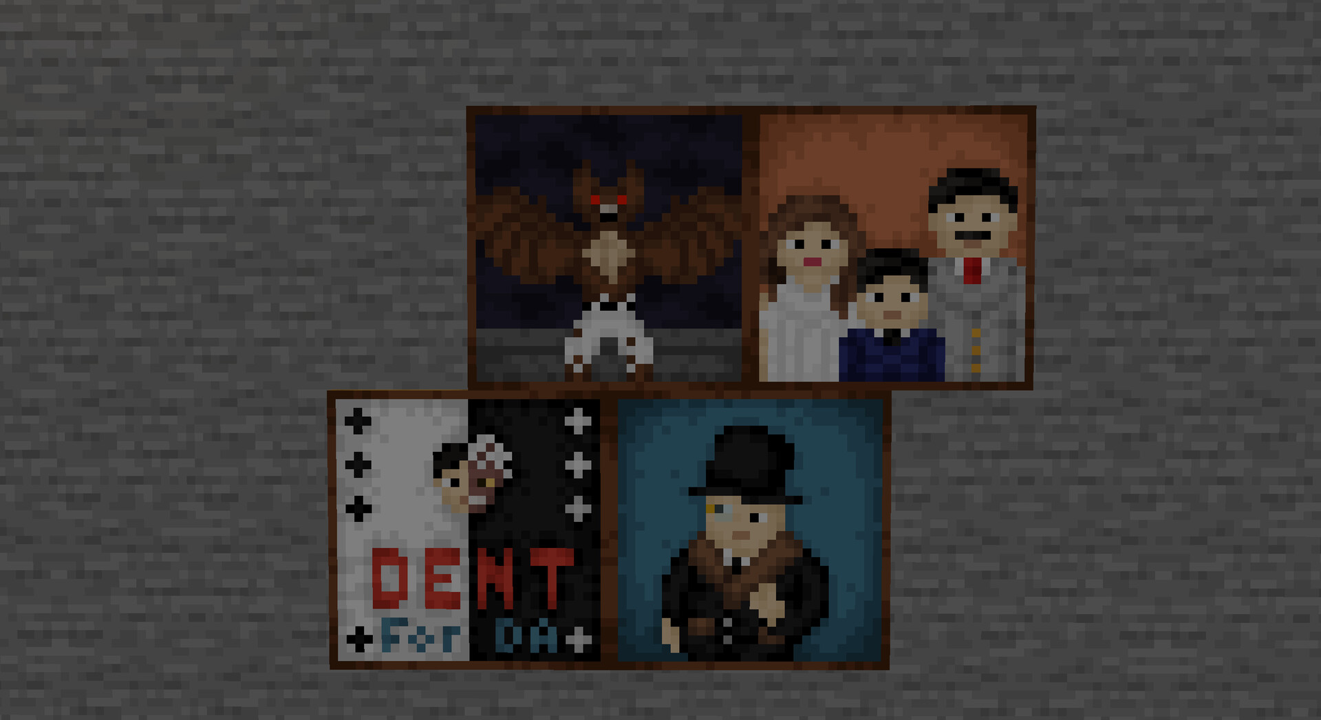 Batman Paintings Minecraft Texture Pack