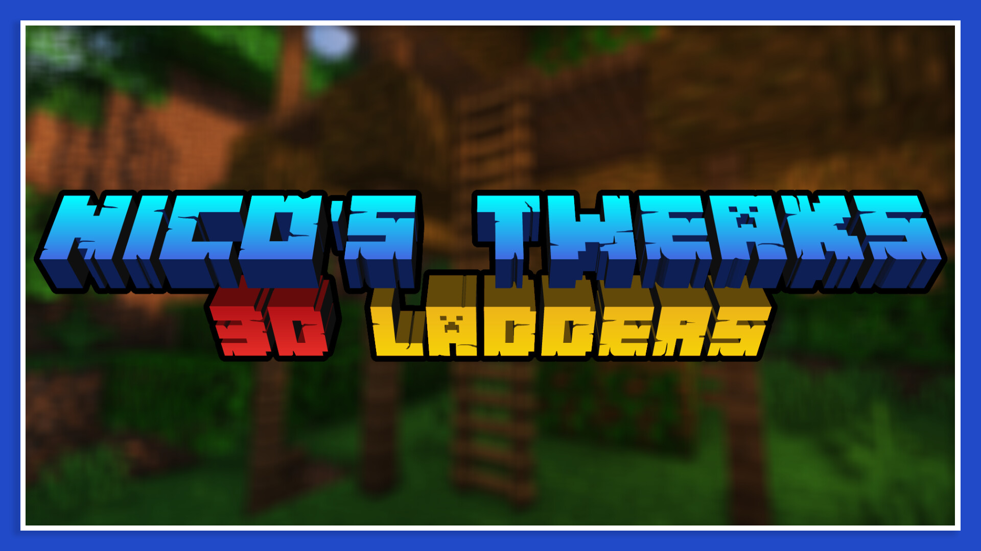 3D Ladders Minecraft Texture Pack