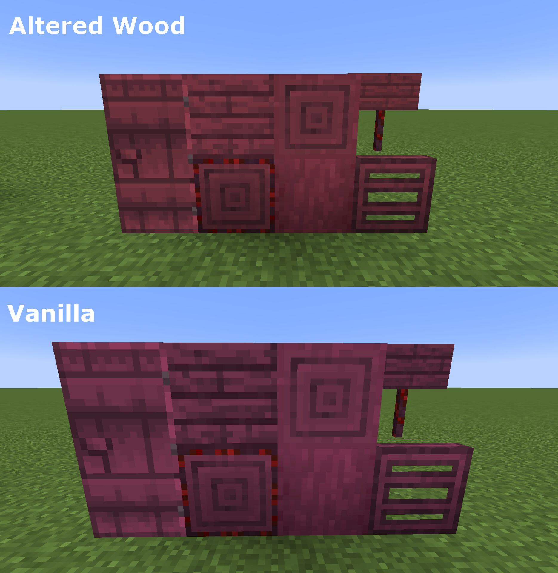 Laser's Altered Wood Resource Pack Minecraft Texture Pack