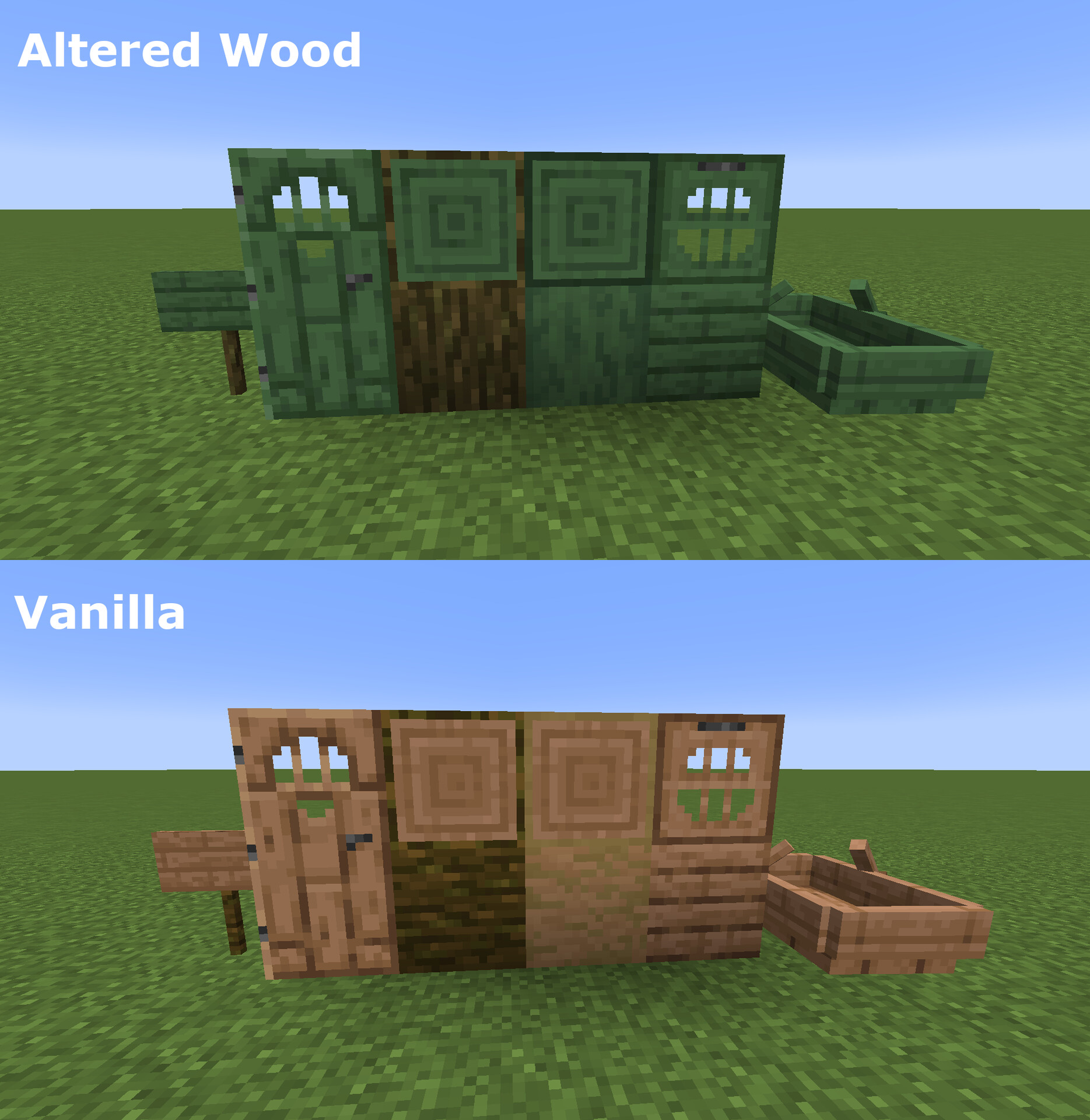 Laser's Altered Wood Resource Pack Minecraft Texture Pack