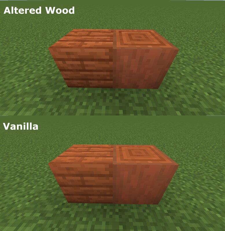 Laser's Altered Wood Resource Pack Minecraft Texture Pack