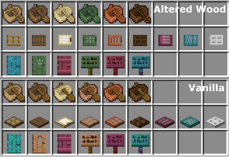 Laser's Altered Wood Resource Pack Minecraft Texture Pack